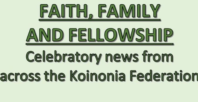 FAITH, FAMILY AND FELLOWSHIP FEDERATION NEWSLETTERS - Koinonia C of E ...